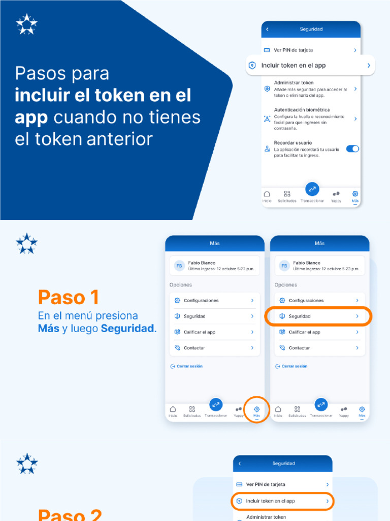 Tutorial - Incluir Token en El App Cuando No Tienes Token Anterior | PDF