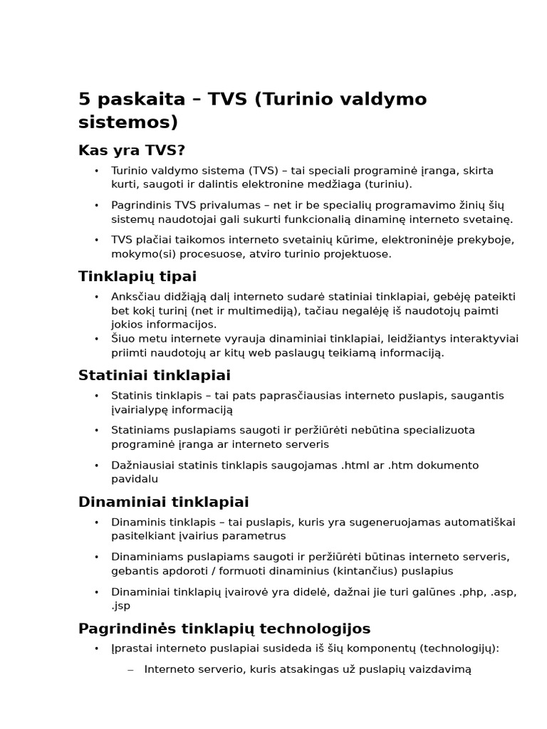 informacines technologijos 1 | PDF