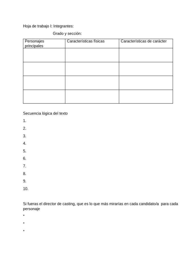 Guía de Casting y Escenografía Teatral | PDF