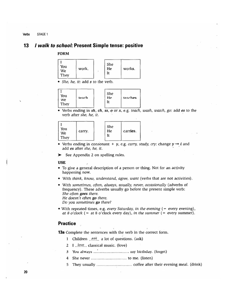 A2 - Present Simple | PDF