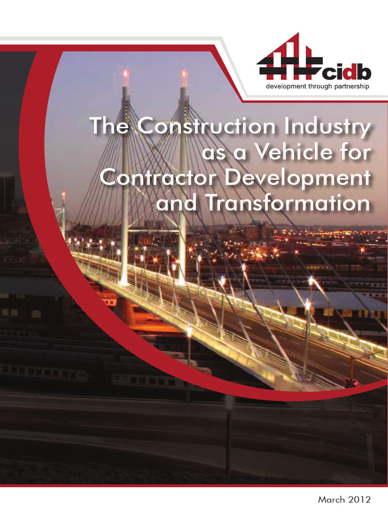 The Construction Industry As A Vehicle For Contractor Development and ...