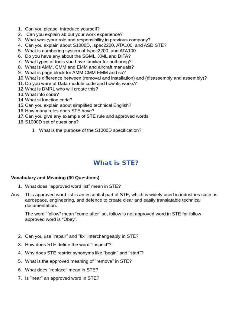 Interview questions | PDF | Jet Engine | Flight