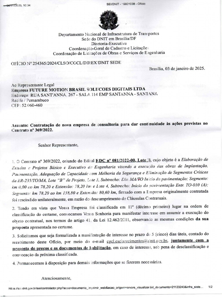 Dnit Future Motion | PDF