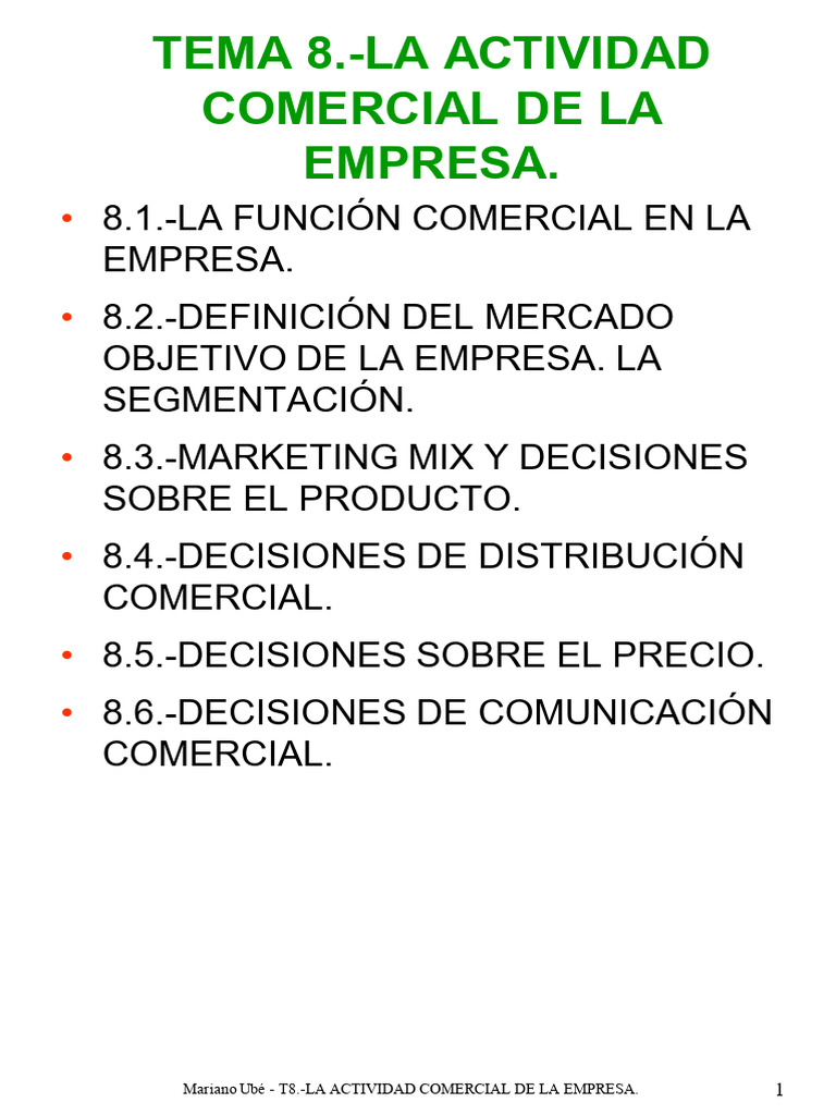 Transp_Tema8_FAE | PDF | Marketing | Producto (Negocio)