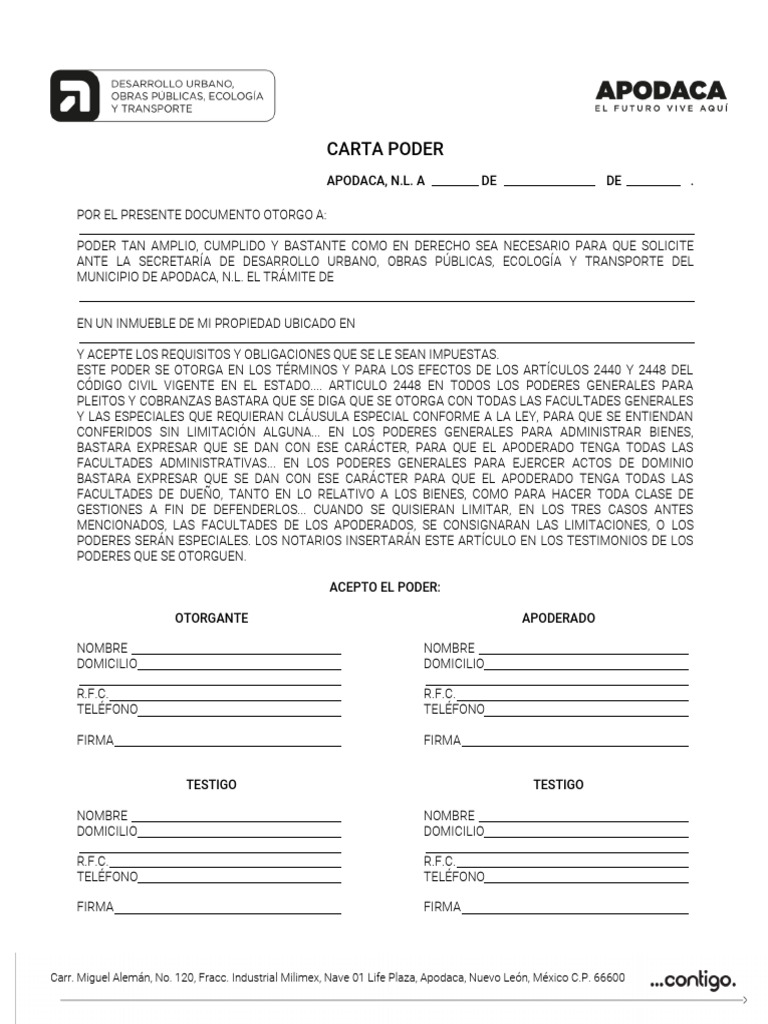 Carta Poder 2024-2027 | PDF | Justicia | Crimen y violencia