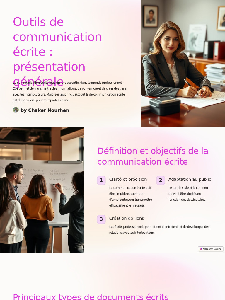 Outils-de-communication-ecrite-presentation-generale | PDF | la communication