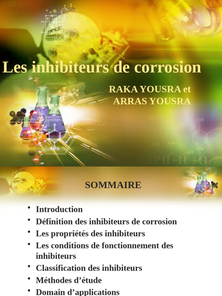 Inhibiteurs de corrosion : Guide complet | PDF | Corrosion | Adsorption