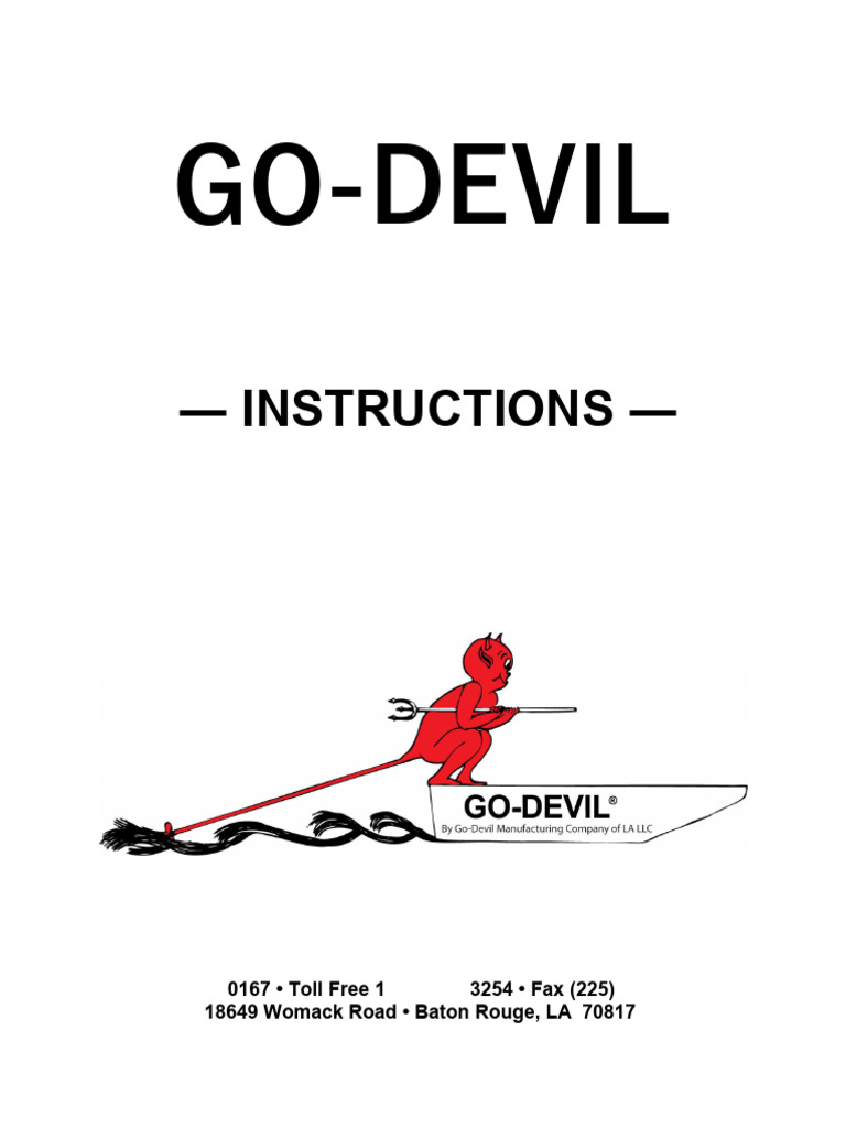 Go Devil Service Manual 2016 | PDF | Screw | Propeller