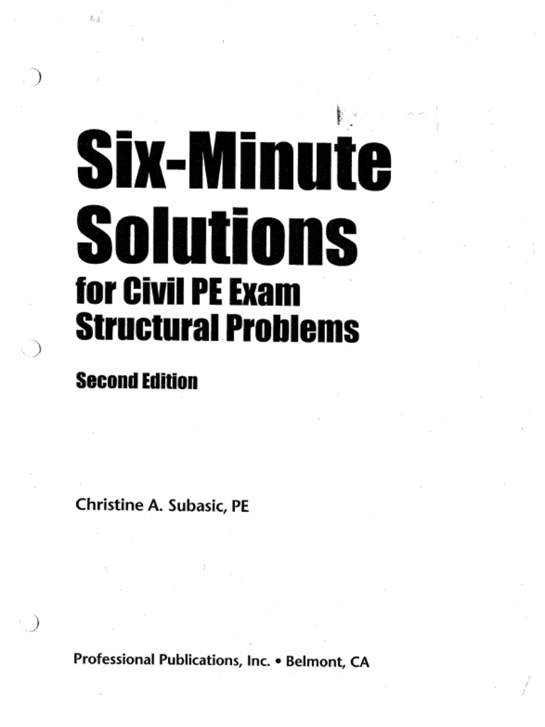 SixMinuteSolutions Structural | PDF