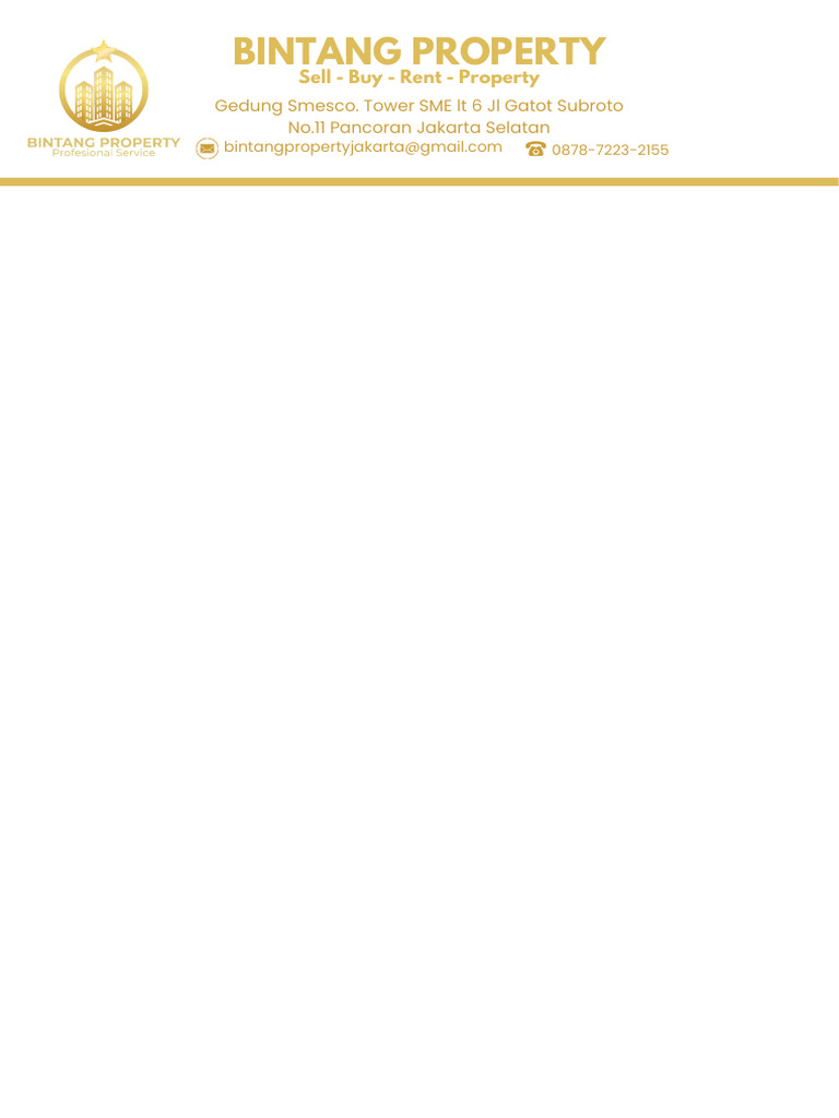 Kop Surat Bintang Property | PDF