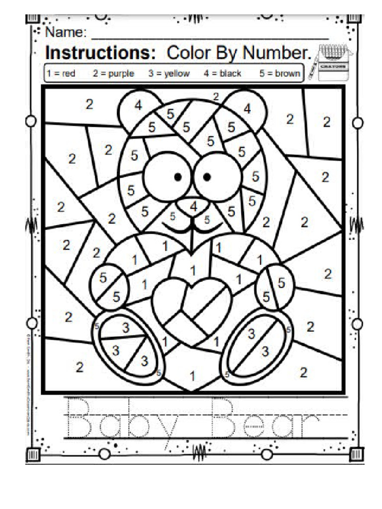 Color by Numbers | PDF