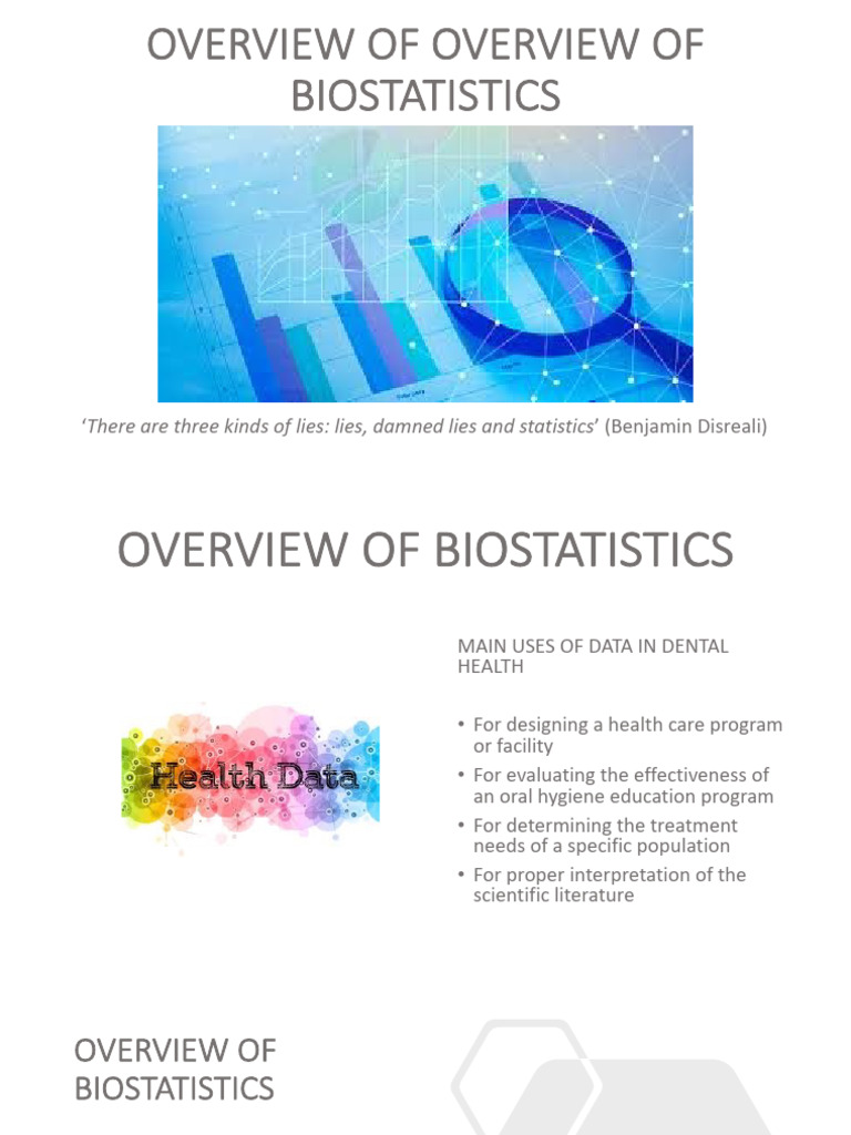 Overview of Biostatistics | PDF | Statistics | Sampling (Statistics)