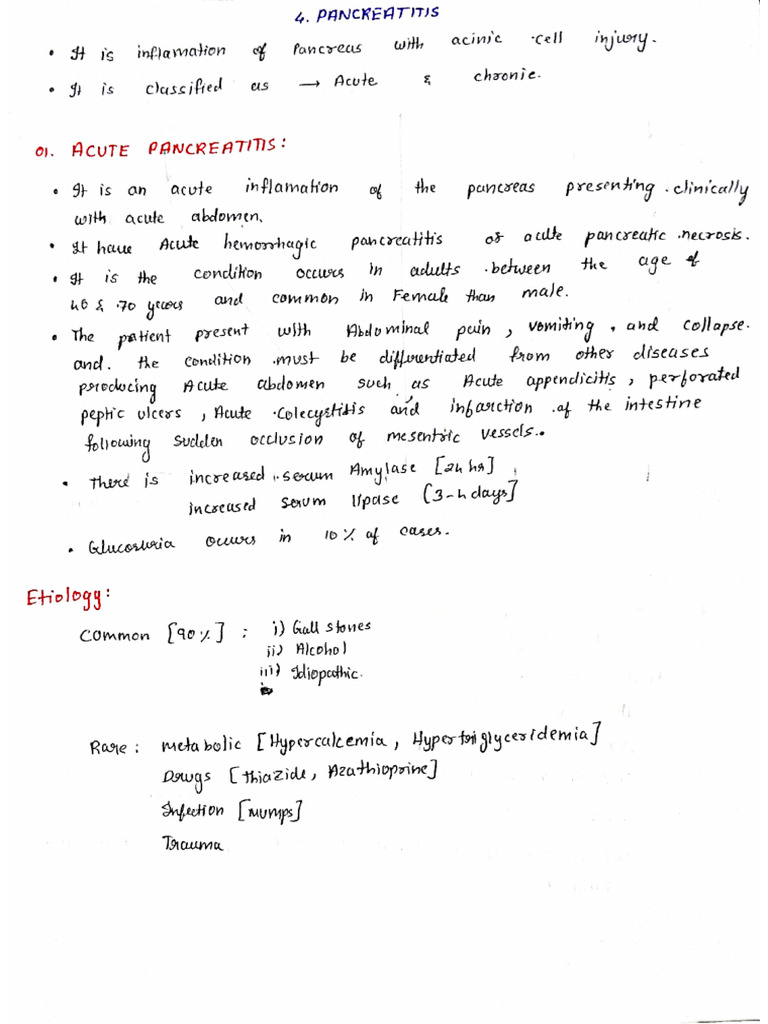 Pancreatitis | PDF