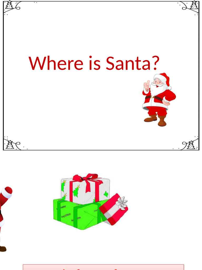 Santa Prepositions | PDF