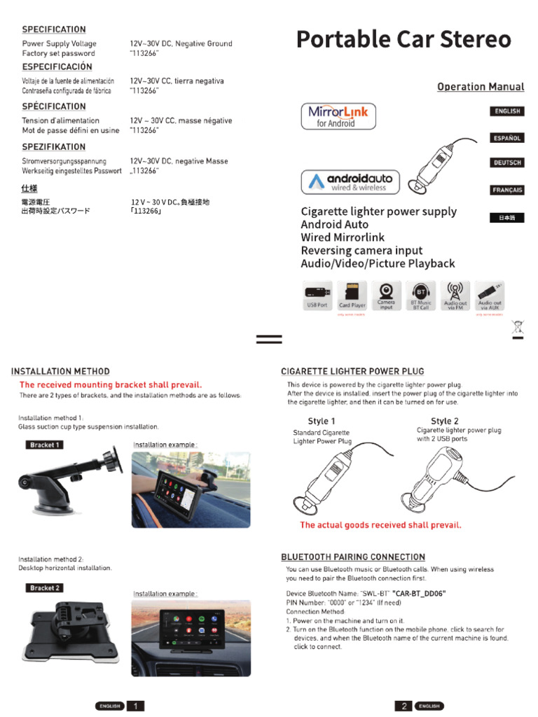 Android Auto manual | PDF