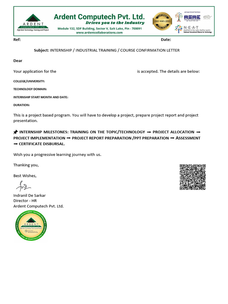 ARDENT/125955 NOVEMBER 20, 2024: Avijit Biswas | PDF