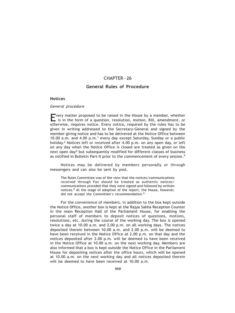 Chapter 26 | PDF | United States House Of Representatives | Bill (Law)