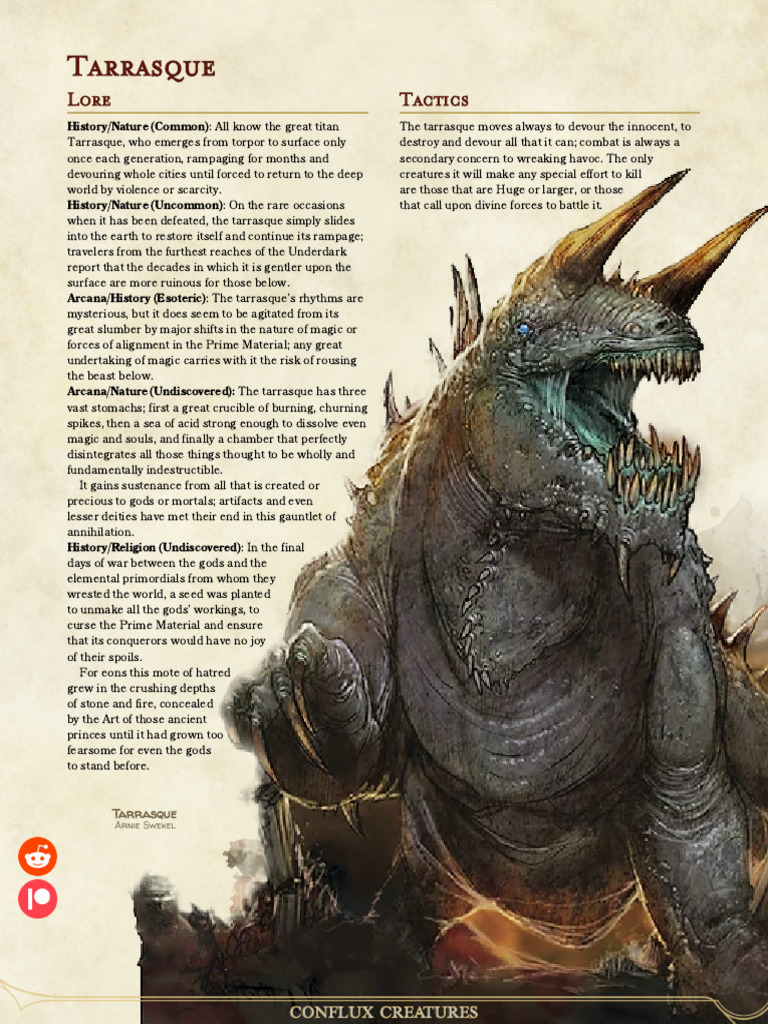 Tarrasque | PDF