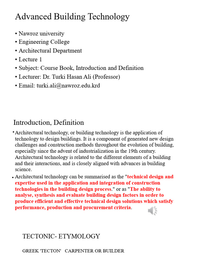 Advanced Building Technology Overview | PDF | Fibre Reinforced Plastic ...