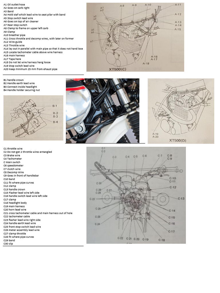 Routing XT500(1) | PDF | Fuse (Electrical) | Manufactured Goods