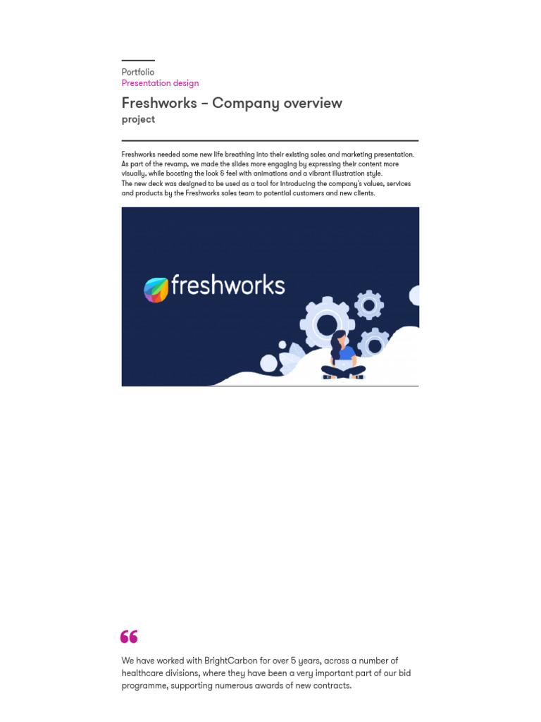 Freshworks Presentation Design Revamp | PDF