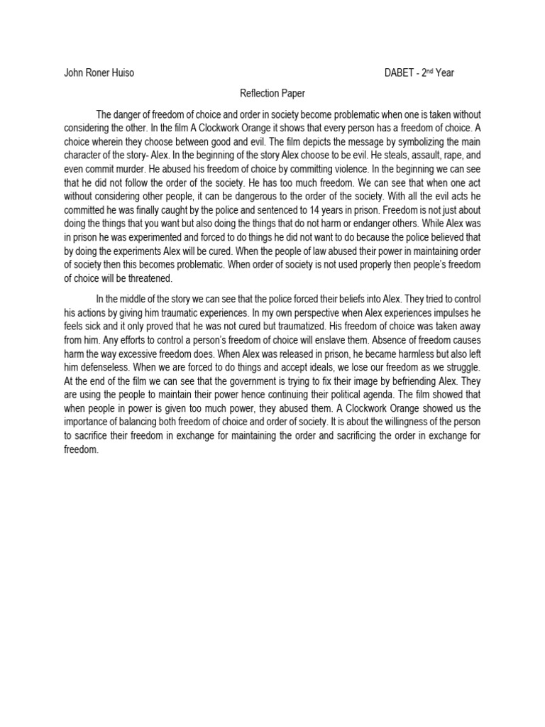 reflection-paper | PDF