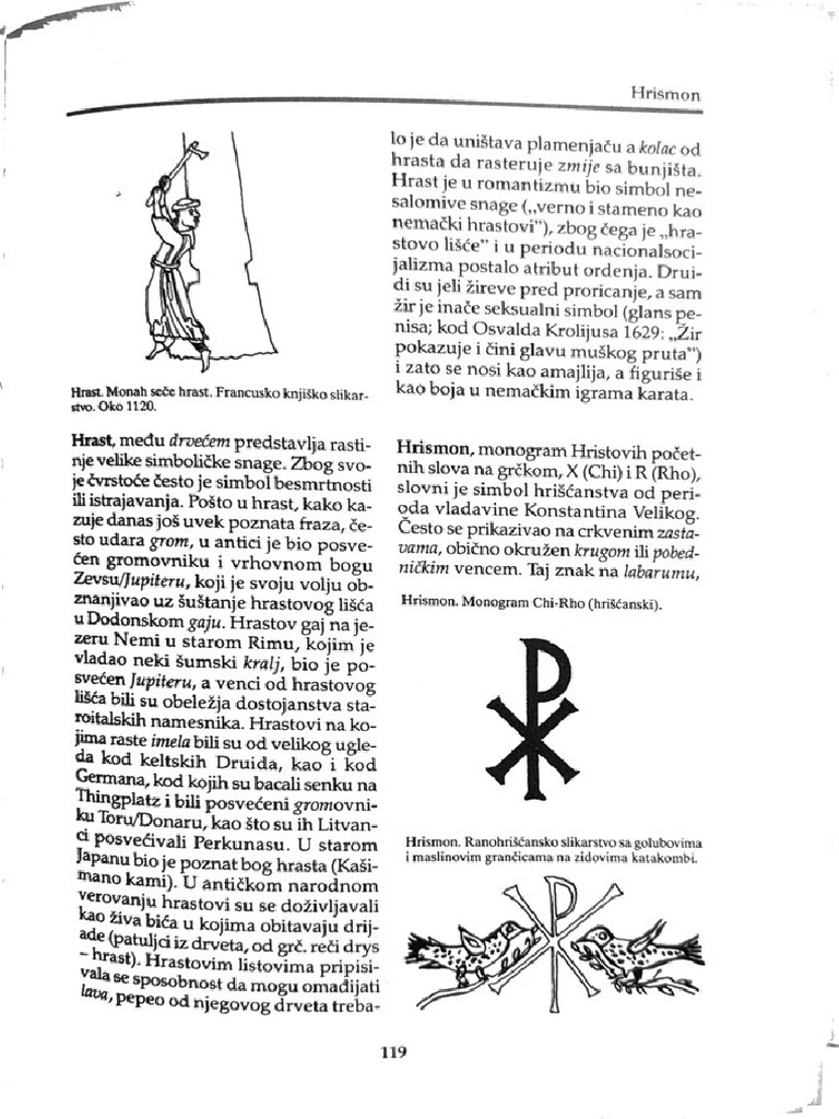 Hrast - recnik simbola | PDF