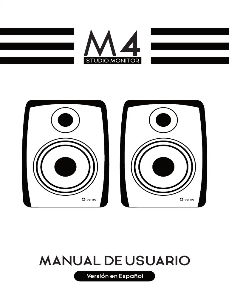 Vento m4 Manual | PDF | Altoparlante | Electrónica de audio