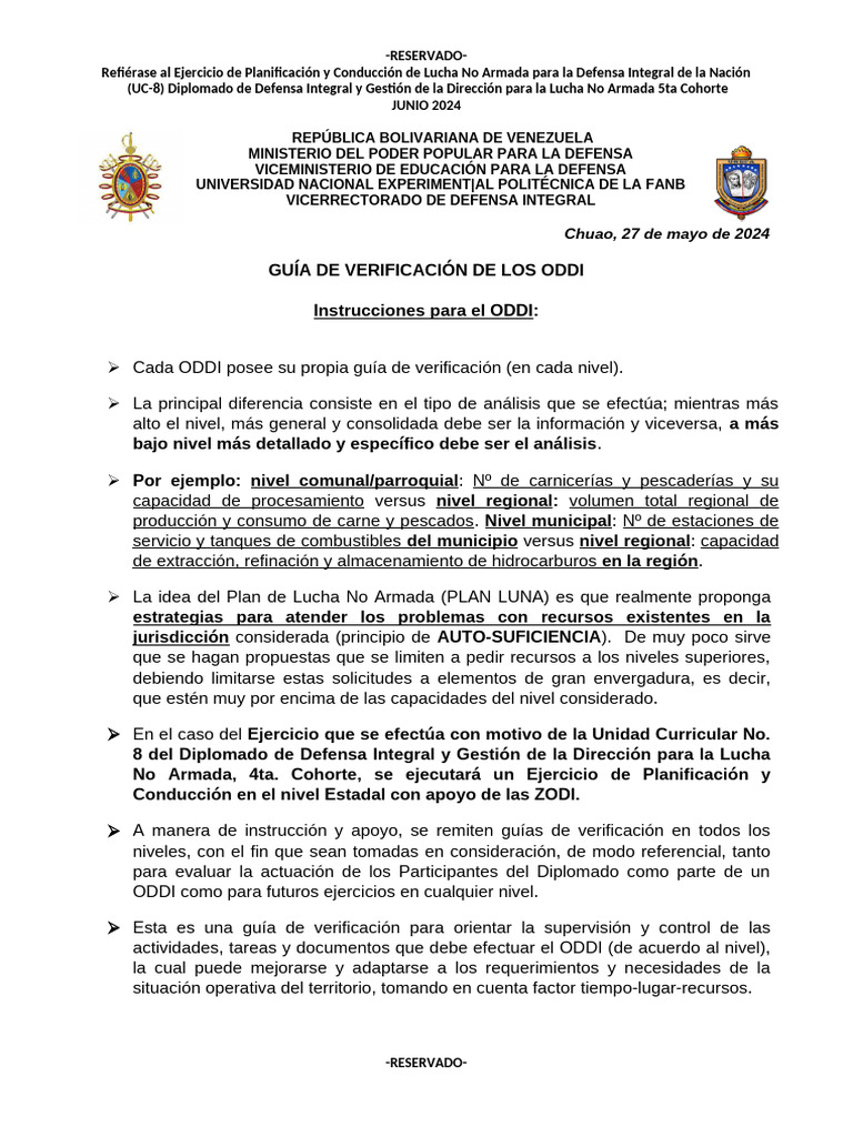 Guia de Verificacion de Los Oddi | PDF | Planificación | Estado (política)