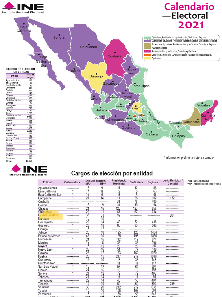 003 Mapa Electoral 2021 | PDF | México