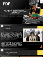 Henryk Sienkiewicz, Potop. Sprawdzian 1 | PDF
