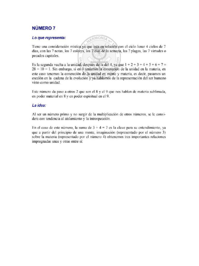 Numeros 7 | PDF
