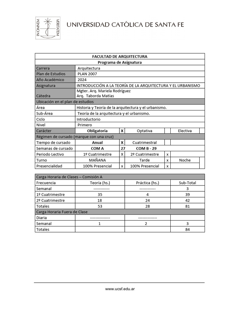 Programa Itau Posadas 2024 | PDF | Urbanismo | Teoría