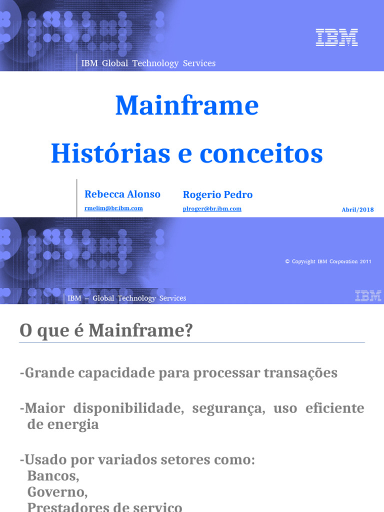mainframe_unicamp | PDF | Mainframe | Máquina virtual
