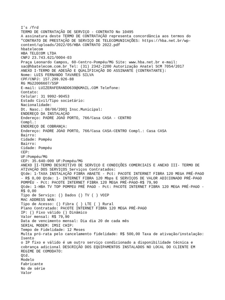 Documento Identidade | PDF