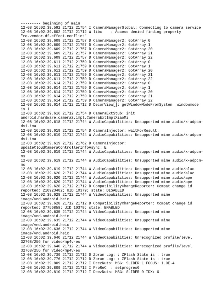 Log Cat 1733695359522 | PDF | Computer Engineering | Software Engineering