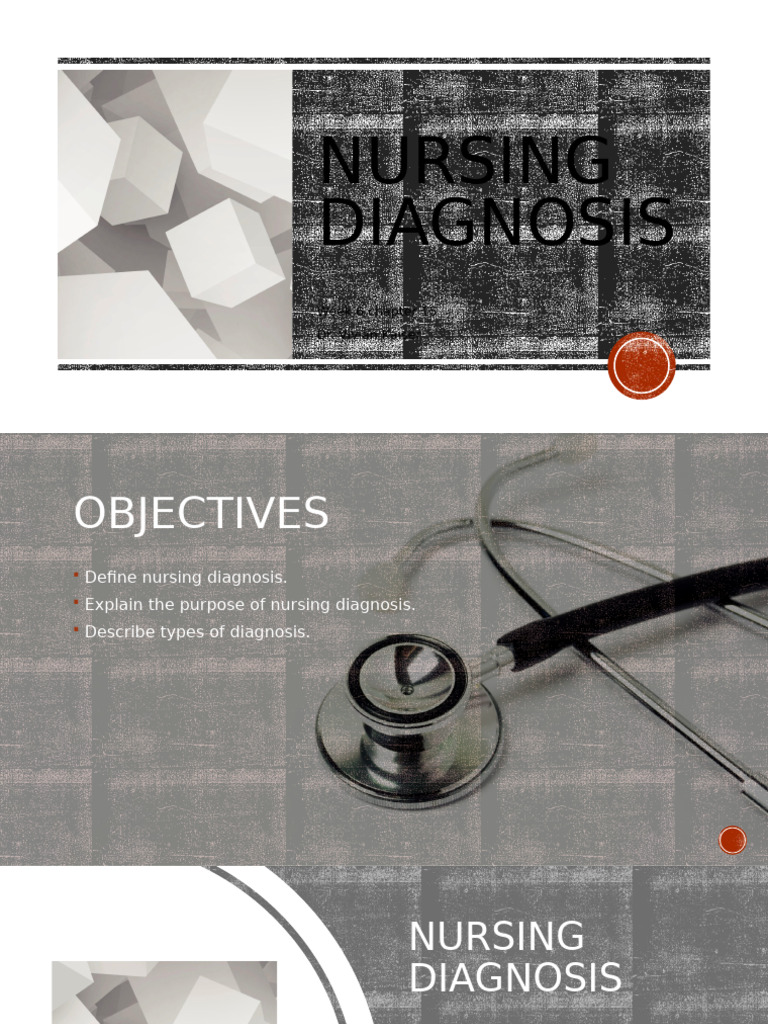 Nursing Diagnosis Overview and Practices | PDF | Medical Diagnosis ...