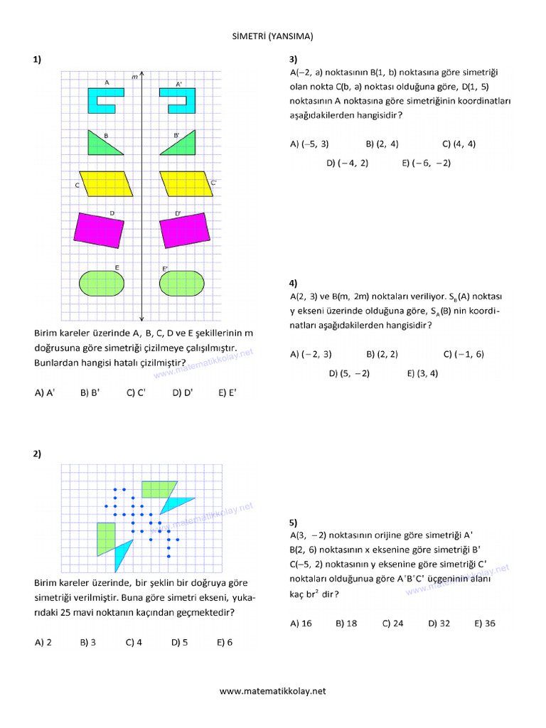 Simetri Test | PDF
