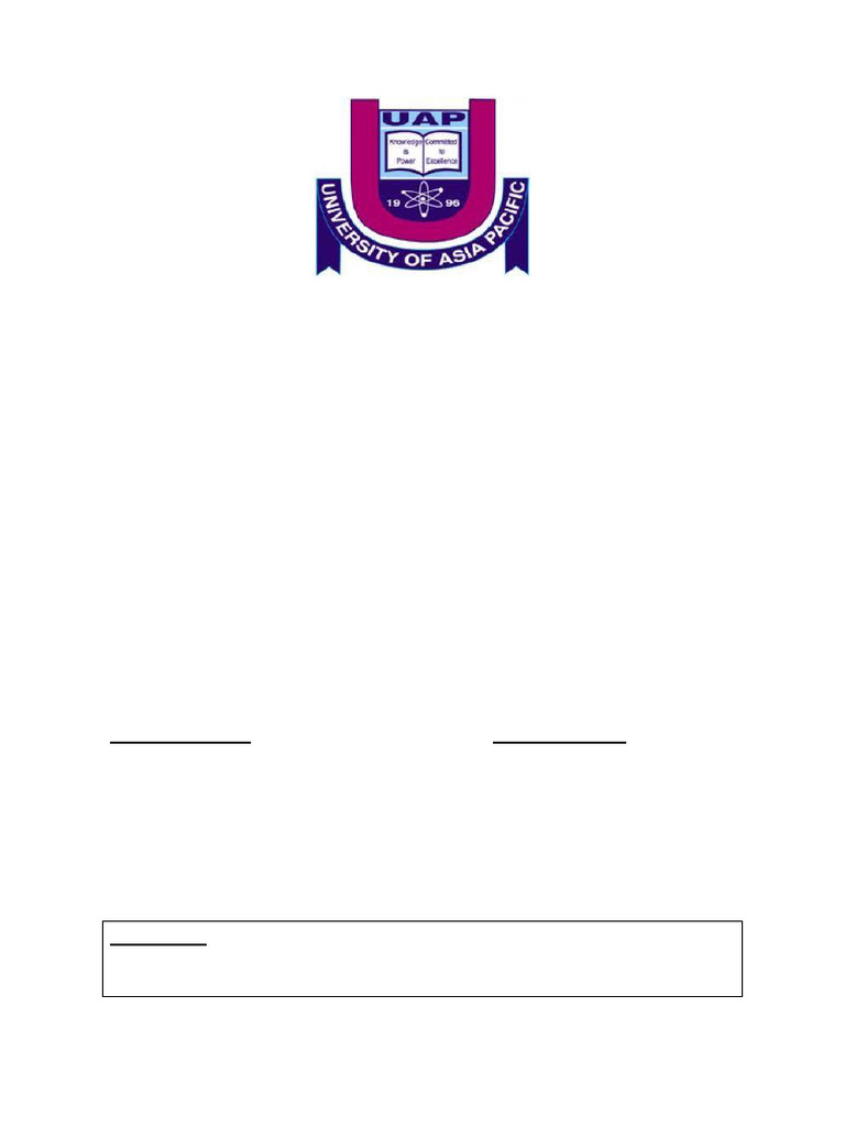 Lab report front page CSE | PDF