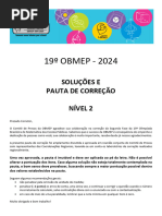 2022 - Nível 02 - SIMULADO 2° Fase OBMEP | PDF | Triângulo | Números