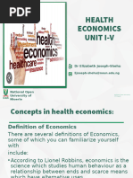 Health Economics Notes | PDF | Demand | Economics