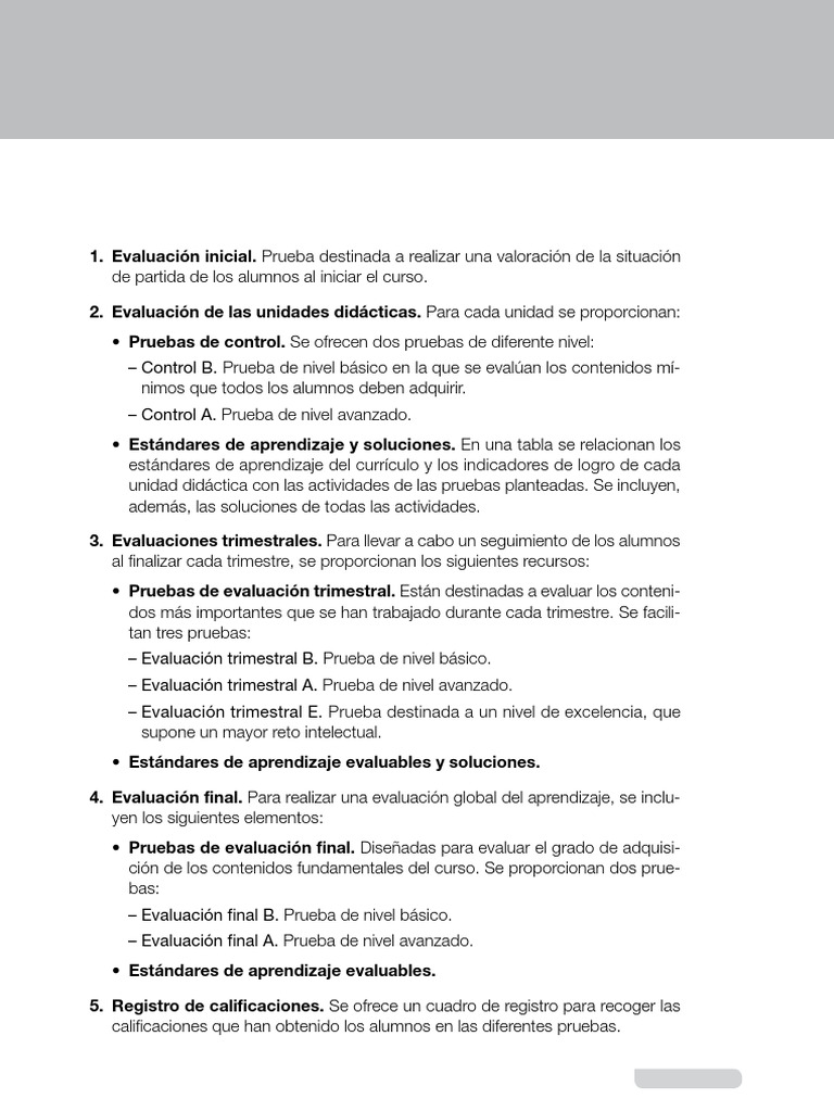 6 Matematicas Saber Hacer Evaluacion Contenidos 2015 PDF 1 120 3 | PDF
