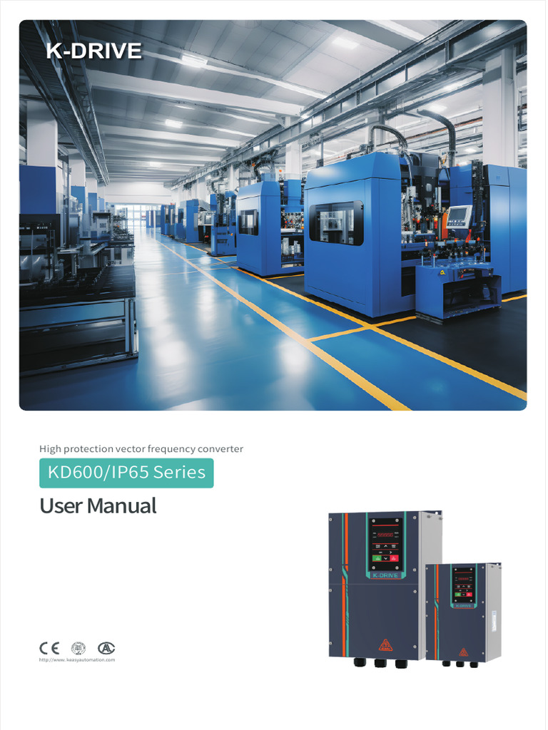 13.KD600 IP65 Manual Book 20240516 | PDF | Power Inverter | Electric Motor