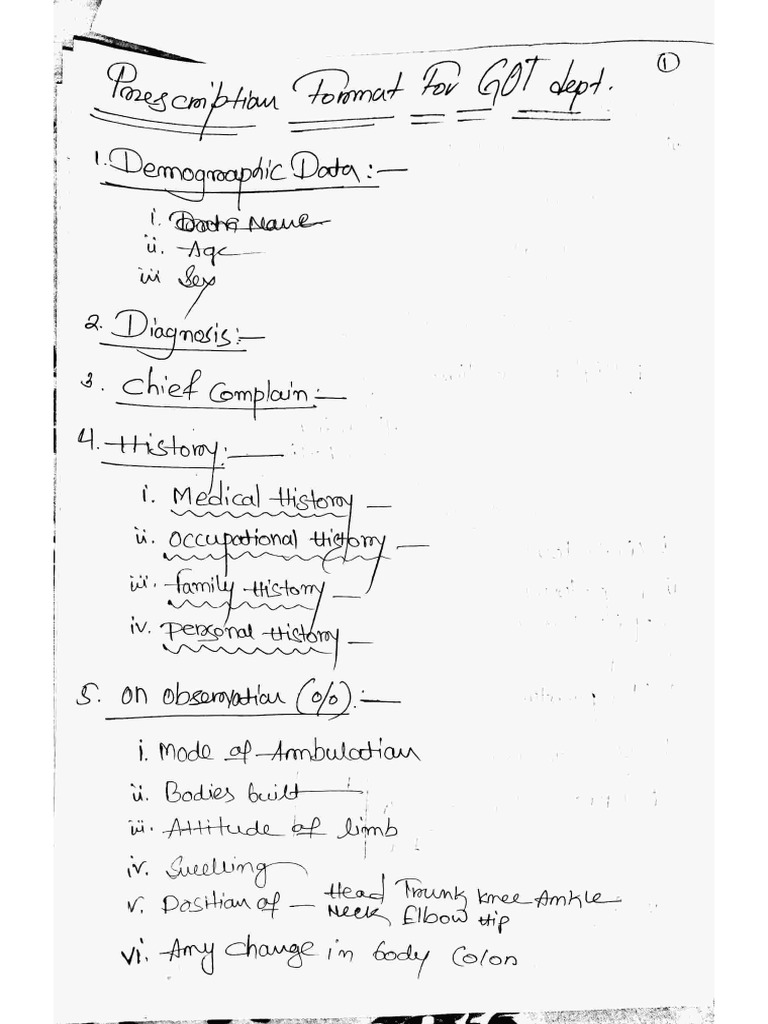 Prescription Formats | PDF