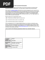 AI Use Declaration for Assessments | PDF