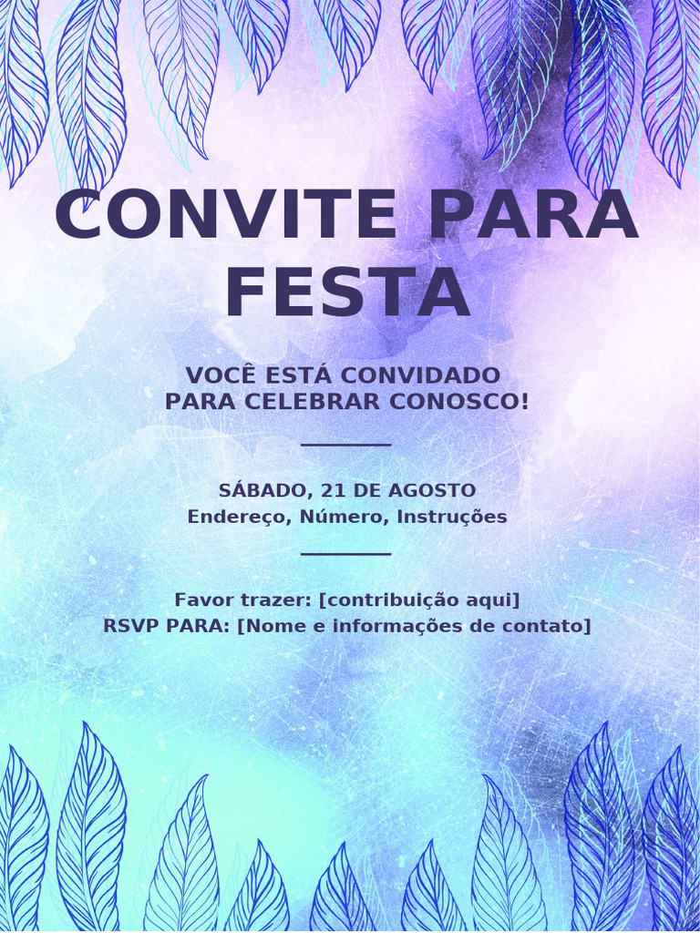 Modelo de Convite para Evento | PDF
