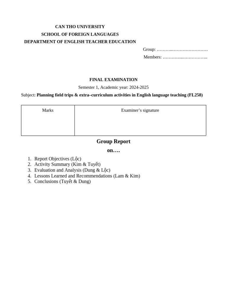 24oct TC HDTN GDTA Report Template | PDF