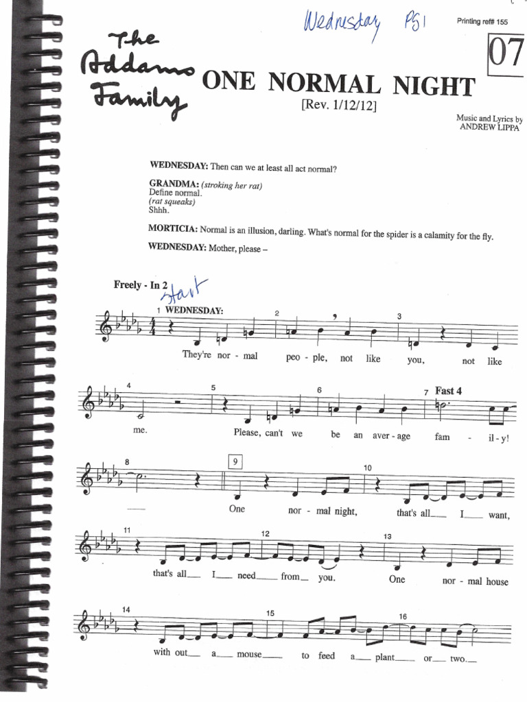 Addams Family Aud Music | PDF