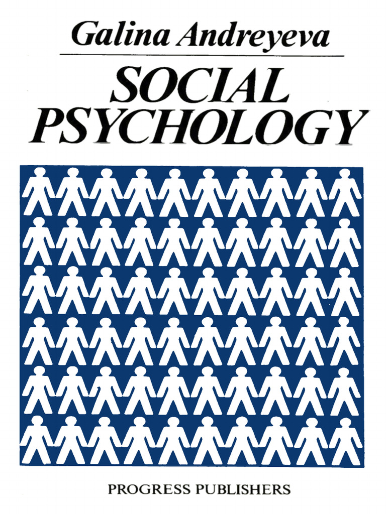 Social Psychology - Galina Andreyeva (Progress, 1990) | PDF ...