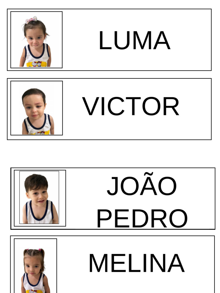 Ficha Do Prenome | PDF